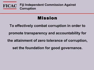 Brief to Forum Secretariat | PPT