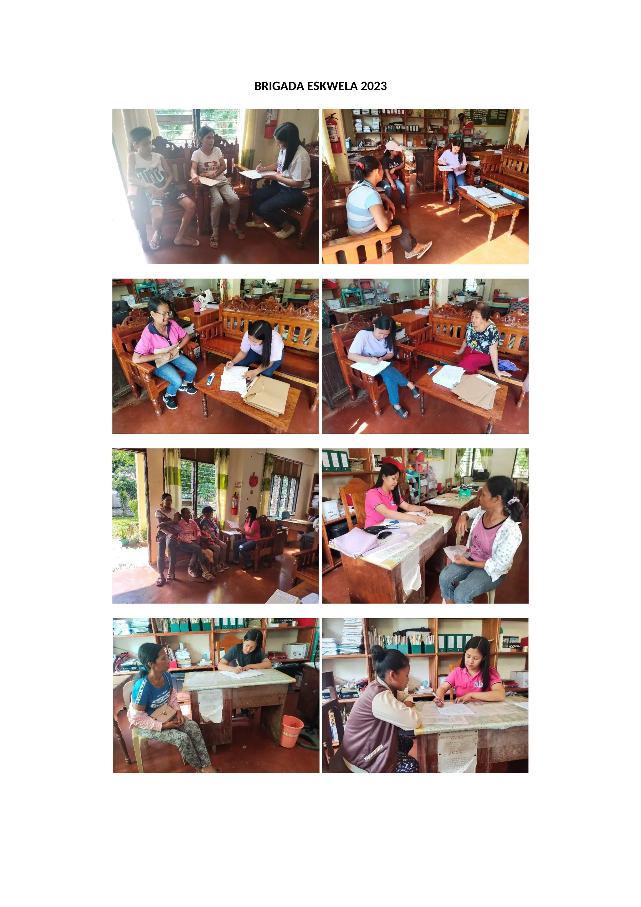 brigada Eskwela accomplishment........... | PDF