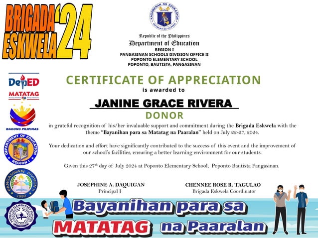 BRIGADA CERTIFICATE ONLINE.PPTXXXXXXXXXX | PPTX