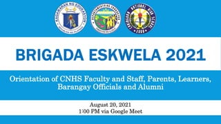 Brigada Eskwela 2021 Virtual Orientation.pptx
