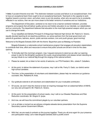 EMCEE SCRIPT FOR BRIGADA ESKWELA 2024 .docx