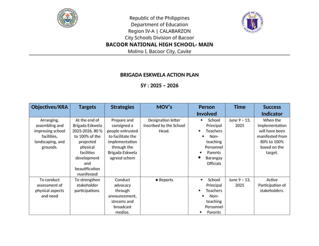 BRIGADA ESKWELA ACTION PLAN 2025 - 2026.docx