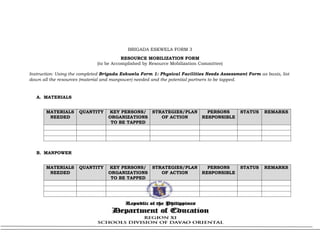 BRIGADA ESKWELA FORM balik na aq mejnenenjee | DOCX