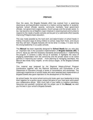 Brigada Eskwela Manual Pdf