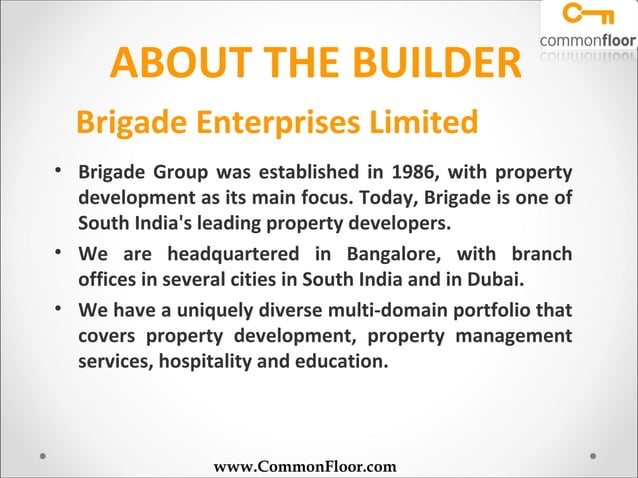 Brigade Gateway Enclave Bangalore | PPT | Housing Market | Economy