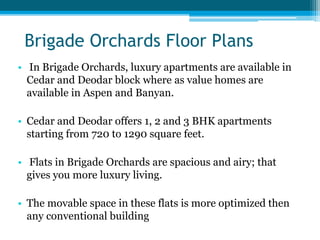 Brigade Orchards Bangalore | PPTX