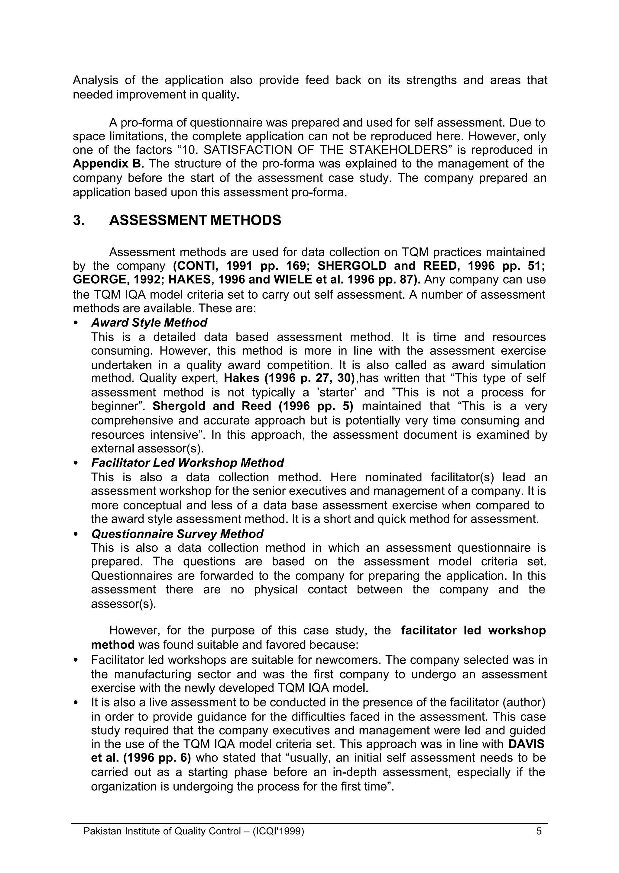 self_assessment_practice_with_a_tqm_model_tqm_case_study | PDF