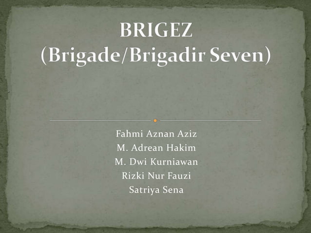 Brigez (2) | PPTX