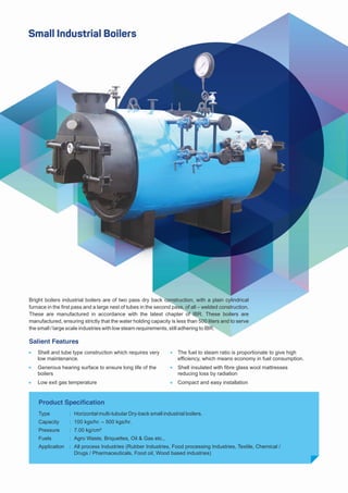 Boilers & Boiler Accessories By Bright Engineering | PDF