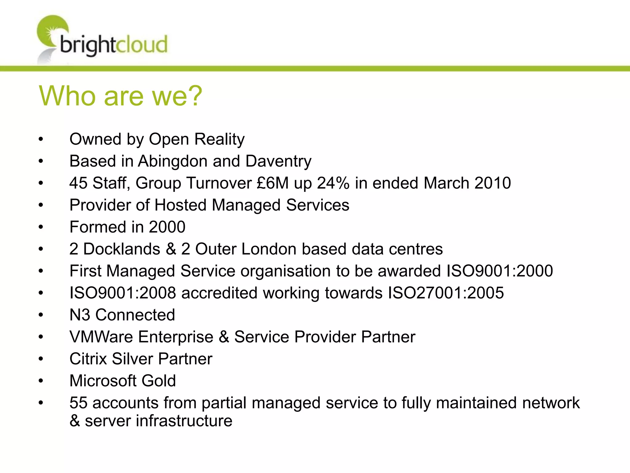 BrightCloud Introduction | PPTX | Cloud Computing | Internet