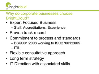 BrightCloud Introduction | PPTX | Cloud Computing | Internet