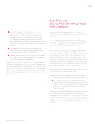 HTML5 vidéo : Facts and fiction | PDF