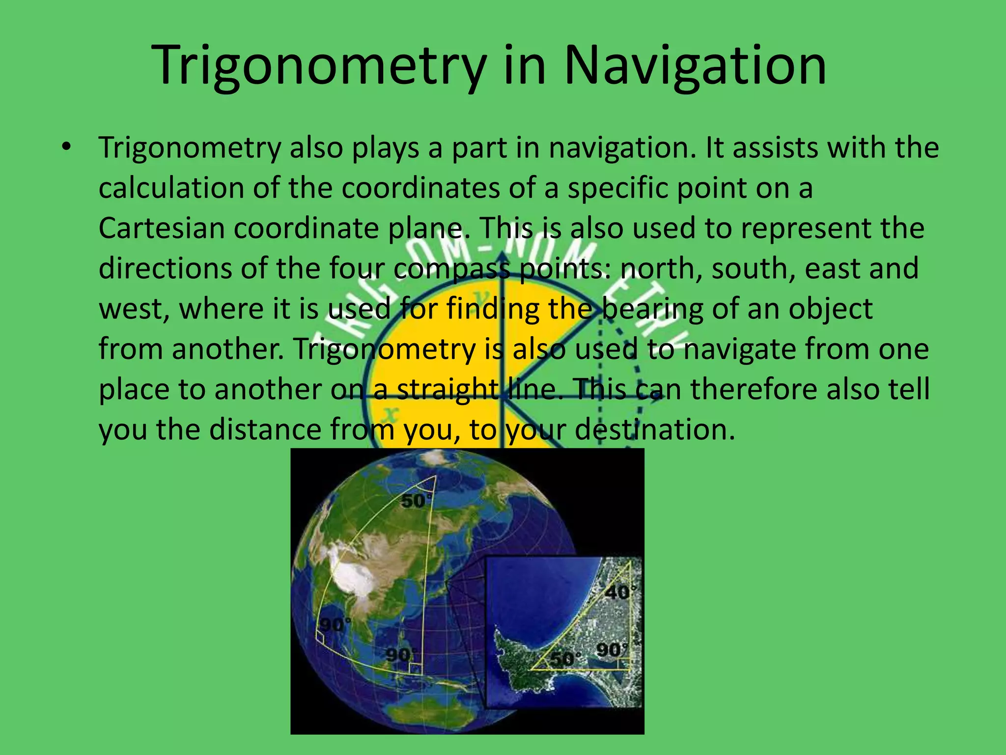 Applications of TRIGONOMETRY | PPTX