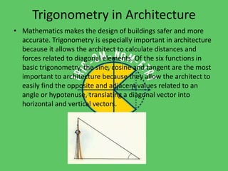 Applications of TRIGONOMETRY | PPTX
