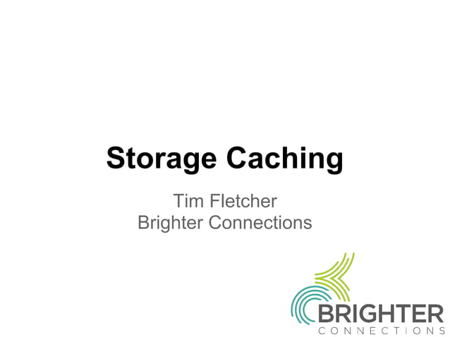 Why flash storage caching | PDF | Operating Systems | Computer Software and Applications