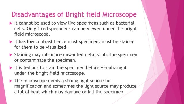 Bright field microscope and dark field microscope.pdf | Biological Sciences | Science
