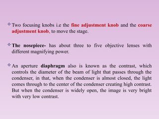 brightfield microscope lecture 2.pptx | Photography | Arts and Crafts