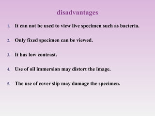 brightfield microscope lecture 2.pptx | Photography | Arts and Crafts
