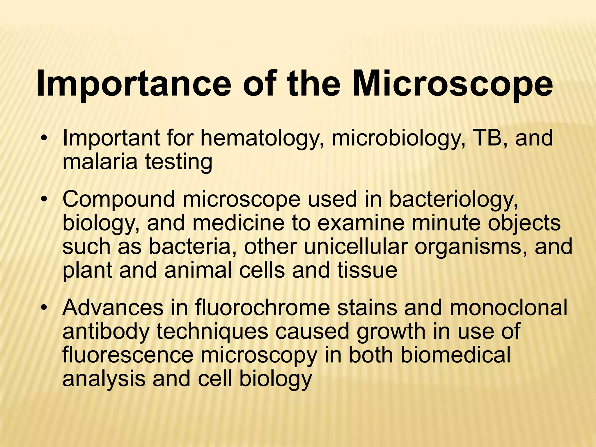 Bright field microscopes | PPTX
