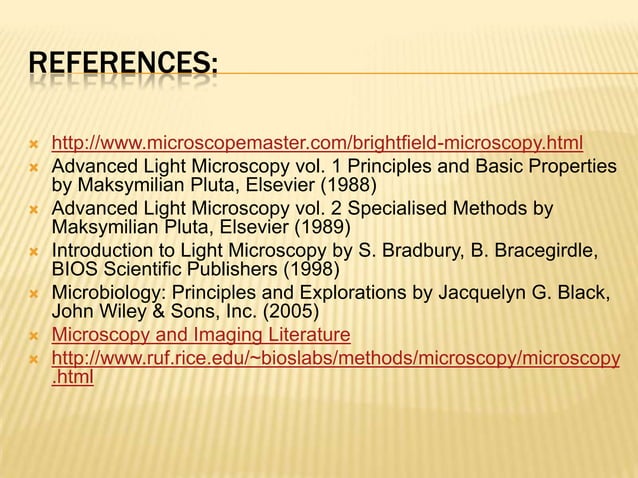 Bright field microscopes | PPTX | Photography | Arts and Crafts