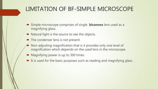 Bright field simple microscope | PPTX