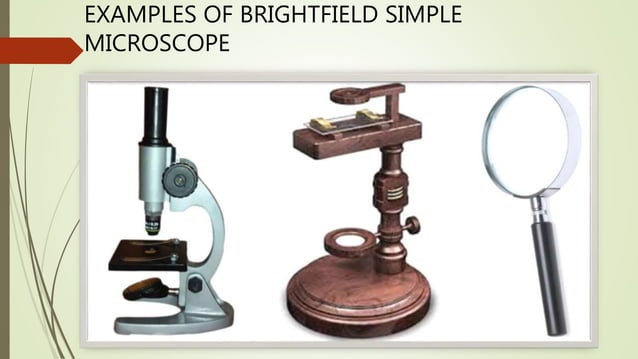 Bright field simple microscope | PPTX