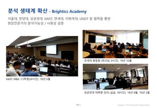 Brightics Studio 발표자료 AWSKRUG 염성욱 | PPT