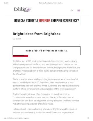Joel Martin and Brightbox Interview | PDF