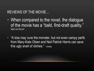 Book vs. Movie Comparison | PPT