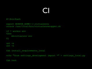 The Why and How of Automated Testing with Python and Django | PPT