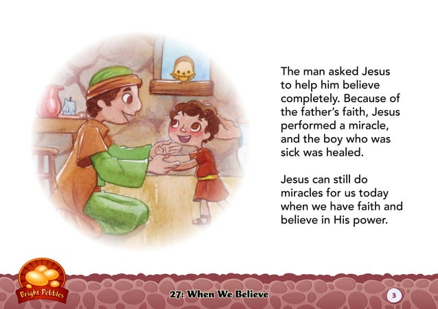 Bright Pebbles: When We Believe | PPT