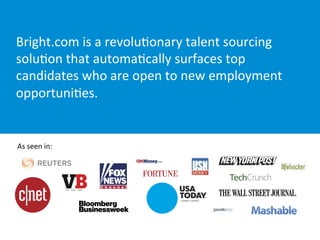 Bright recruiter presentation | PPT