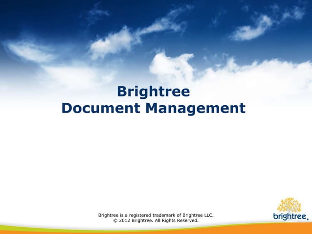 Brightree document management | PPTX | Operating Systems | Computer ...