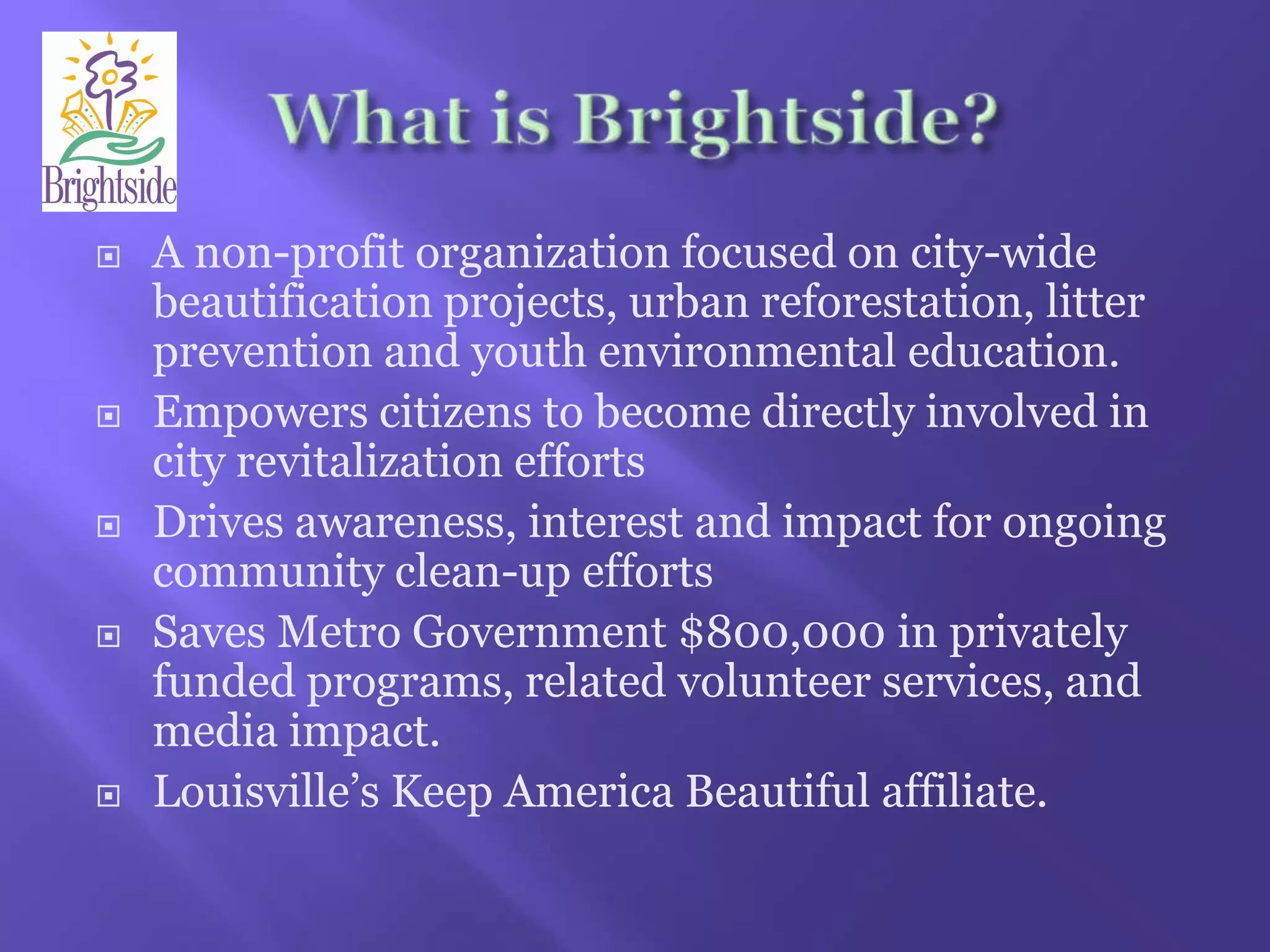 Brightside power point presentation, general | PPTX
