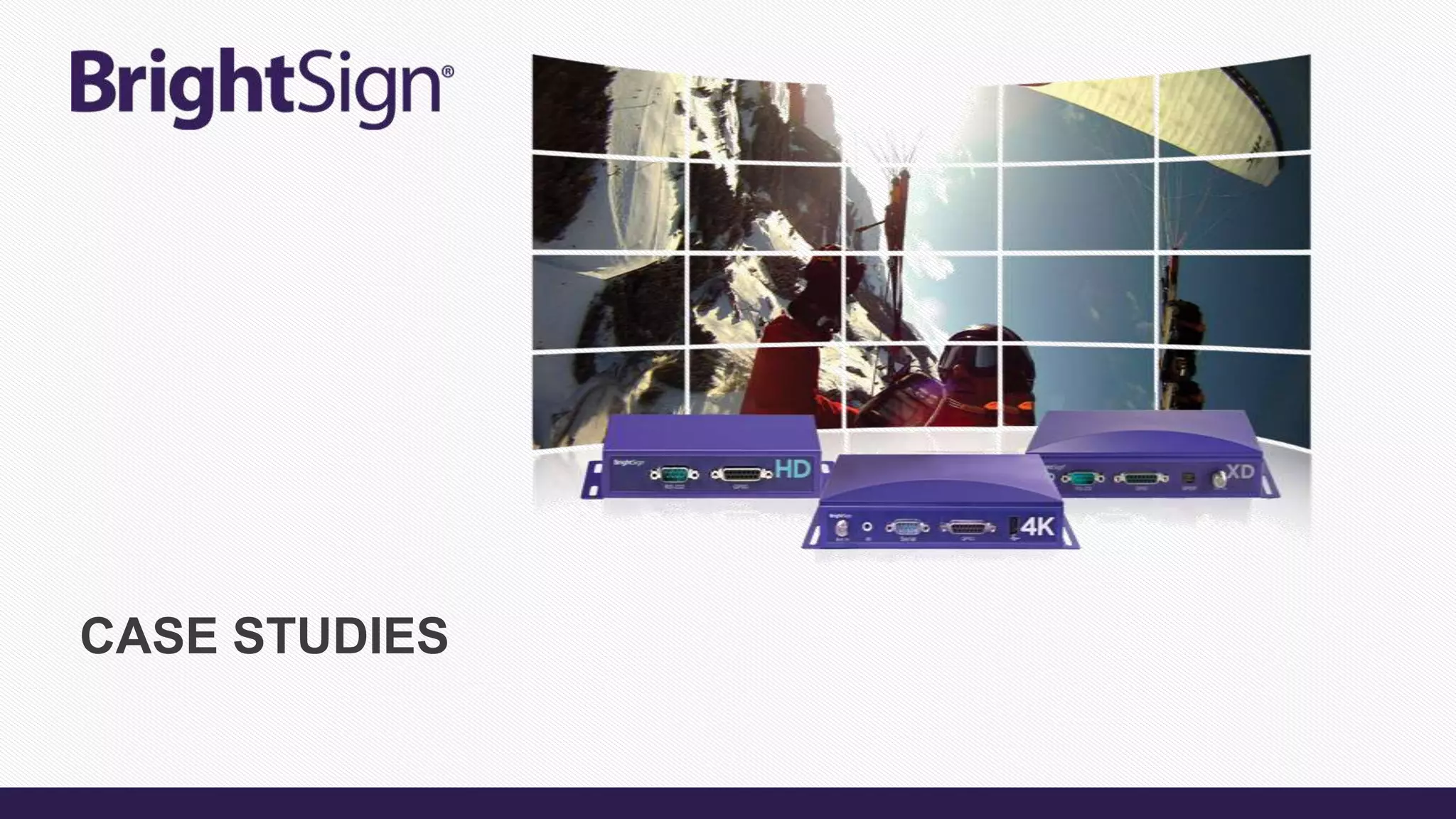 BrightSign Digital Signage Products | PPT