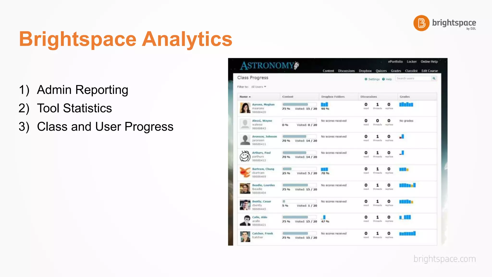 Brightspace Analytics Core | PPTX