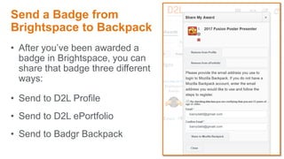 Brightspace Awards - D2L Lunch-n-Learn | PPTX