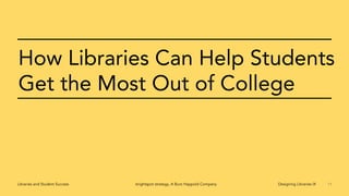 Libraries and Student Success | PPT