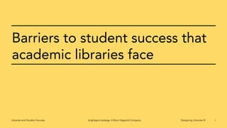 Libraries and Student Success | PPT