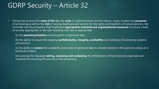 GDPR: Protecting Your Data | PPT