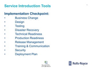 Brighttalk - Role of Change Management in the Service Introduction ...