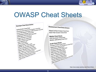 Setting up a secure development life cycle with OWASP - seba ...