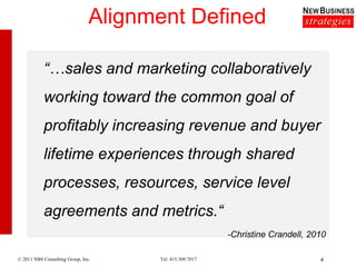 7 Steps To Alignment Webcast 101911 Handout | PPT