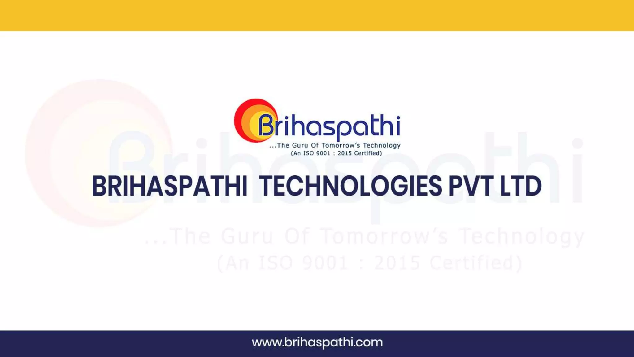 Brihaspathi profile 2021 | PPTX
