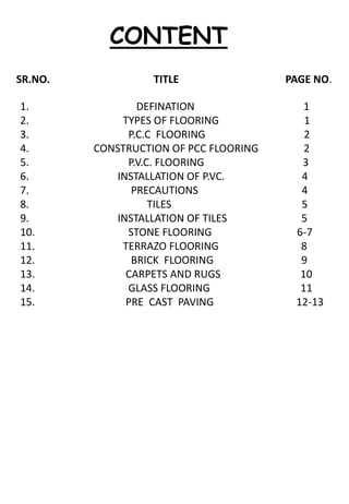 FLOORING | PPTX