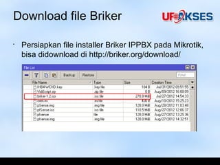 Briker di-mikrotik | PDF