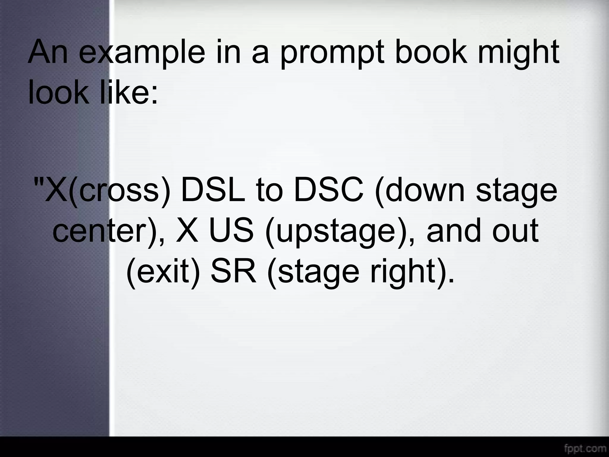 Stage Design and Direction | PPTX