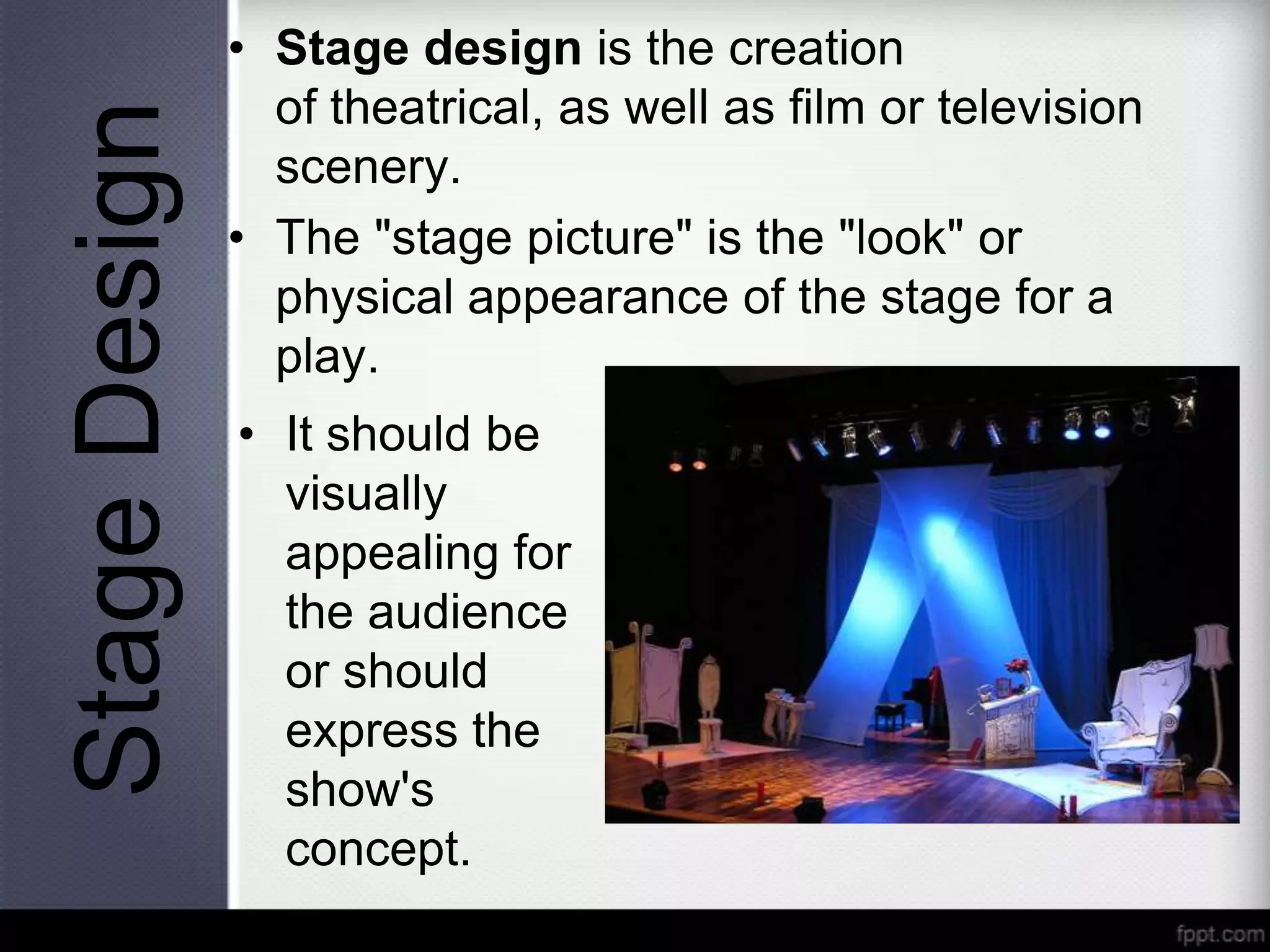 Stage Design and Direction | PPTX