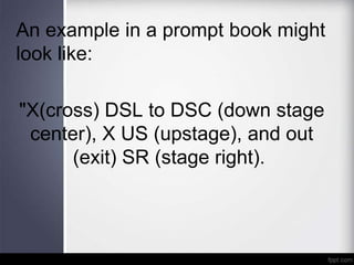 Stage Design and Direction | PPTX