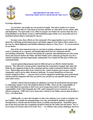 2012 Navy Region NW FCPO Symposium (BRILLIANT ON THE BASICS 3) | PDF